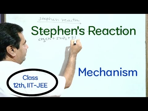 Stephen's Reaction and it's mechanism #26 | Class 11th & 12th, NEET ...