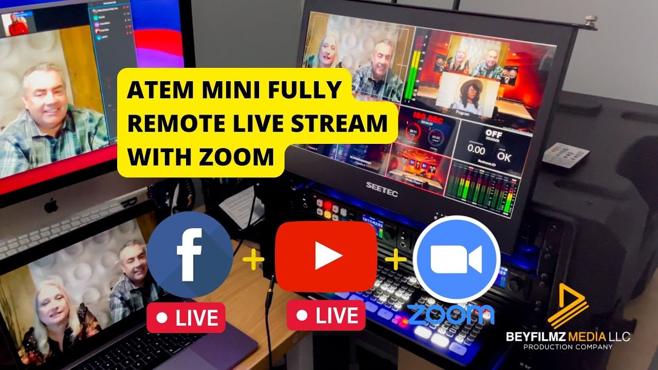 ATEM MINI FULLY REMOTE LIVE STREAM FROM HOME - YouTube