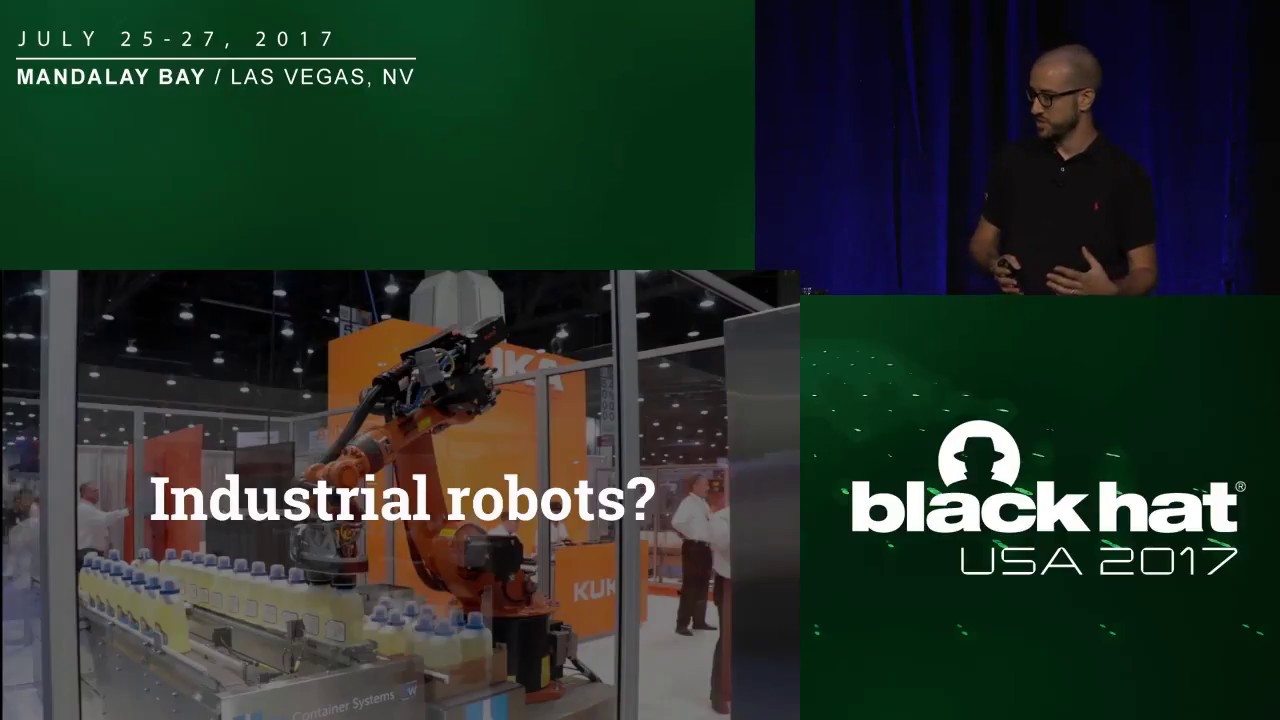 Breaking the Laws of Robotics: Attacking Industrial Robots - YouTube