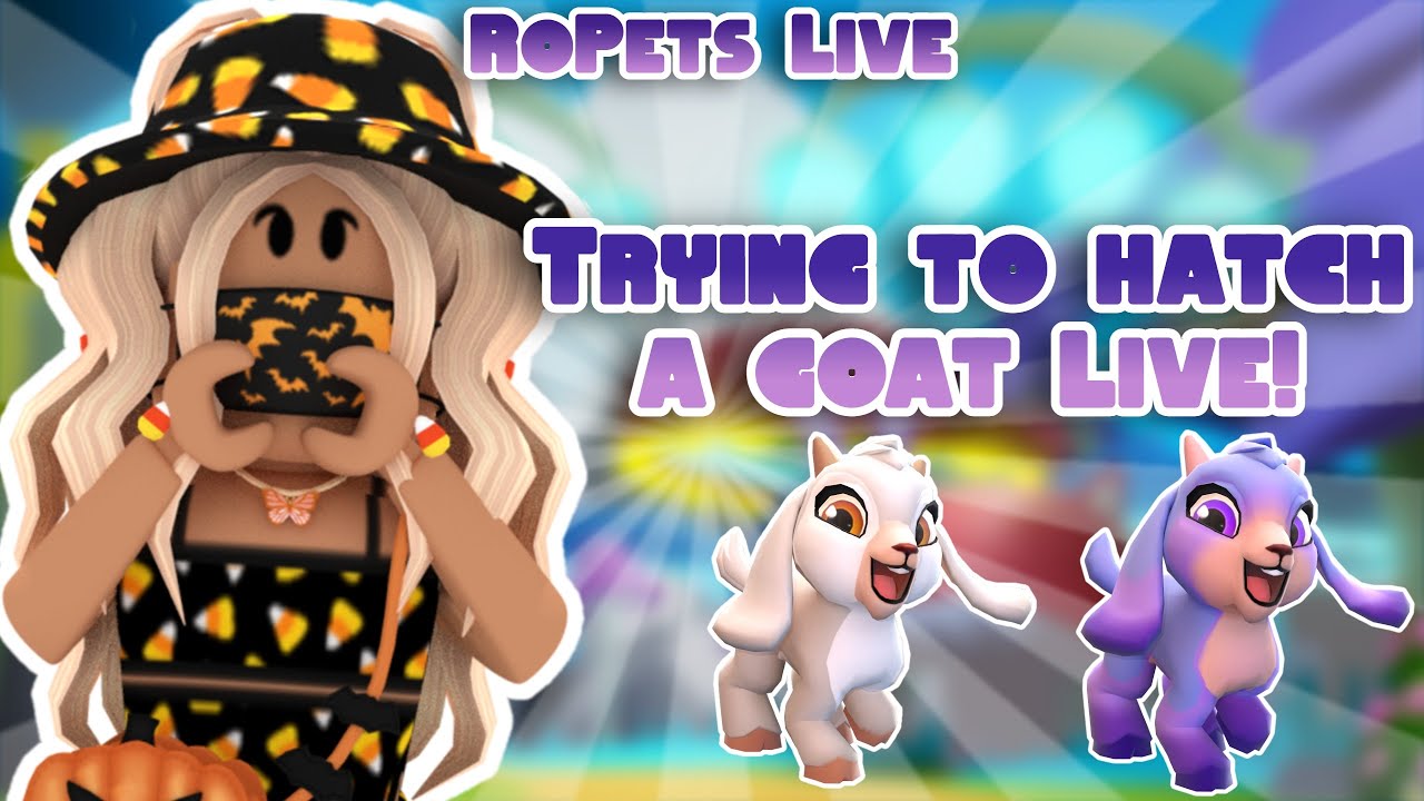 HATCHING EGGS 🥚 IN ROPETS TO TRY AND GET THE NEW GOAT 🐐 PET! *LIVE ...