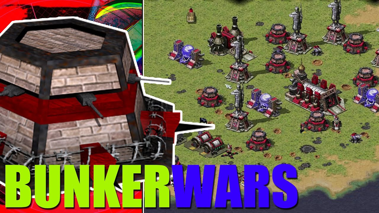 Red Alert 2 - Aggressive bunker base walk - YouTube