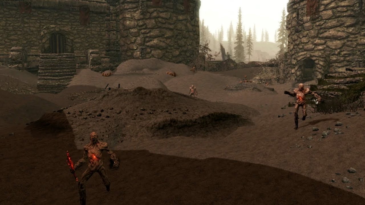 Skyrim Dragonborn DLC - "MARCH OF THE DEAD" Side Quest Walkthrough ...