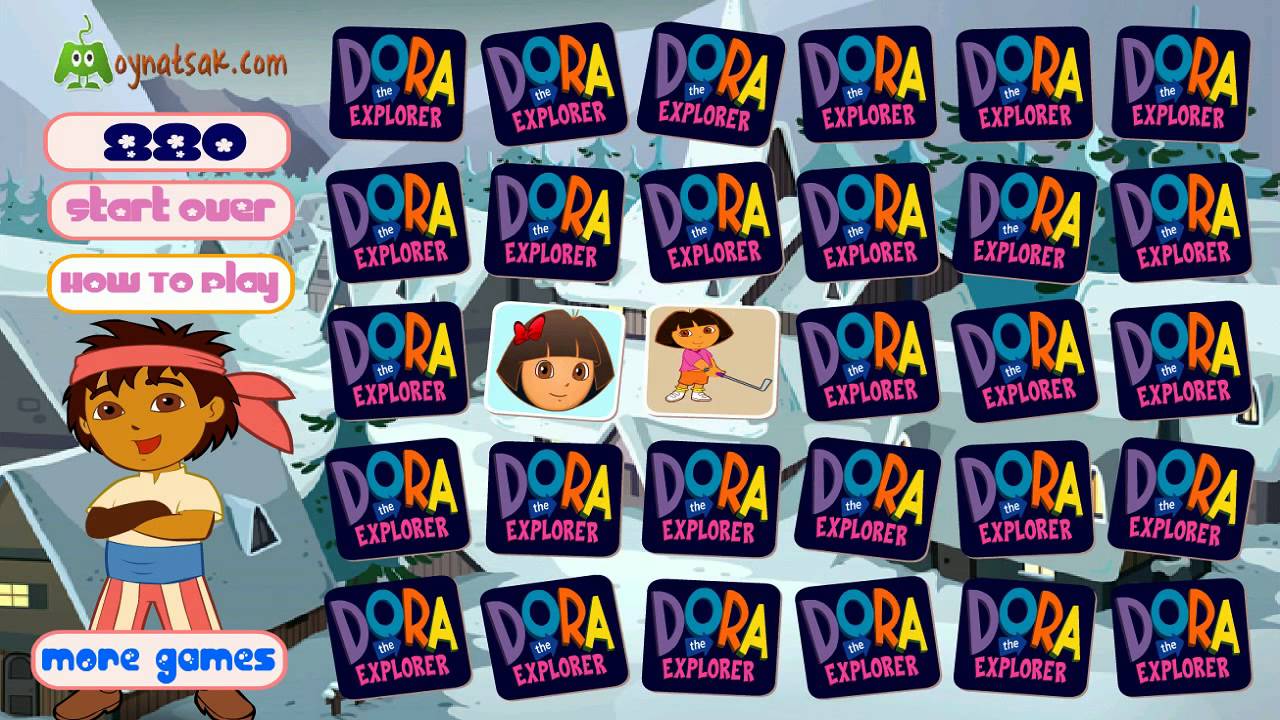 Dora Cards - Dora The Explorer TV Program - Cartoon, Cards Video Games ...