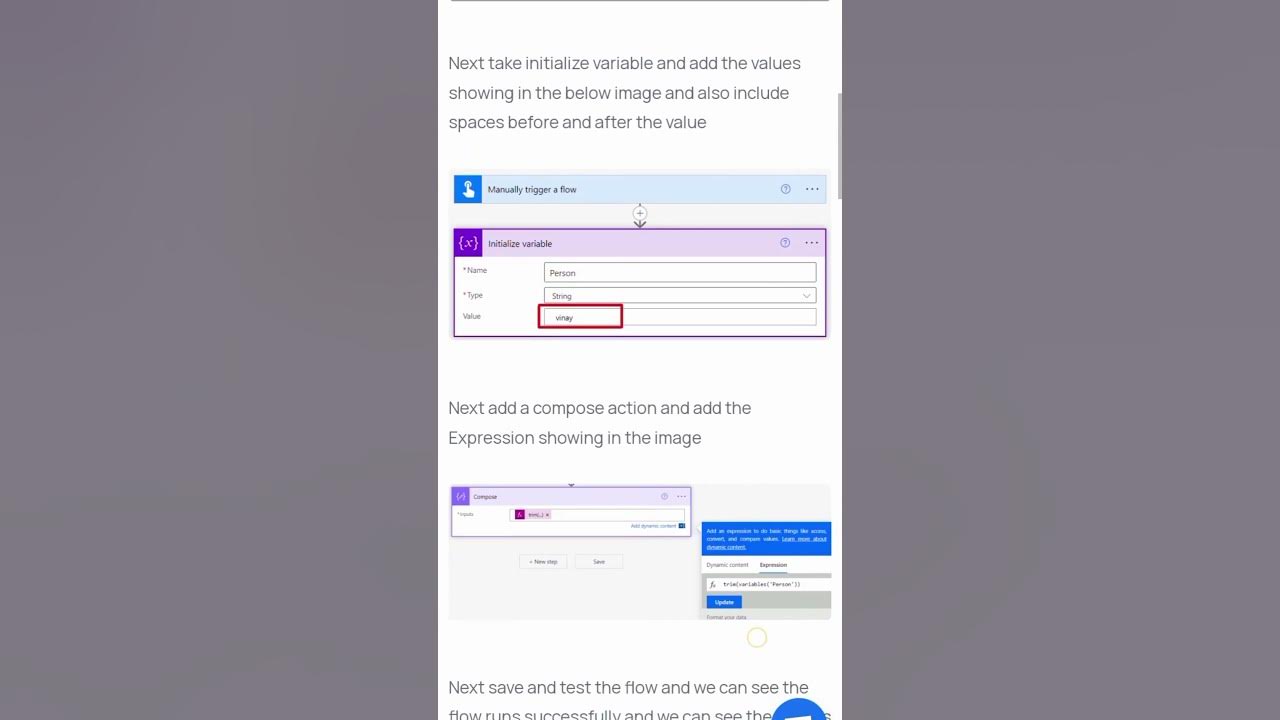 How To Use Trim Function In Power Automate. - YouTube