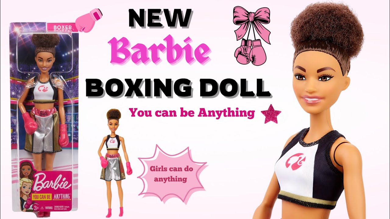 Unboxing Barbie You Can Be Anything Boxing Doll + BONUS HELLO KITTY ...