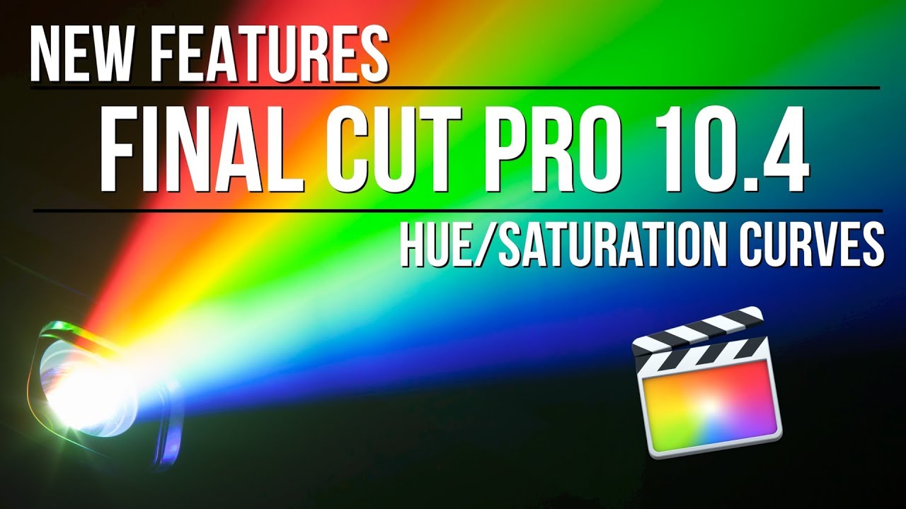 Final Cut Pro 10.4: Hue/Saturation Curves - YouTube