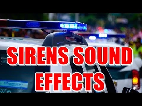 Sirens Sound Effects | Real Sounds |What do you do when you hear a ...