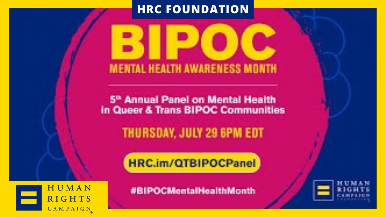 5th Annual Panel Discussion on Mental Health in Queer & Trans BIPOC ...