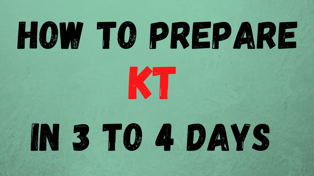 How to clear KT or backlog subjects - YouTube