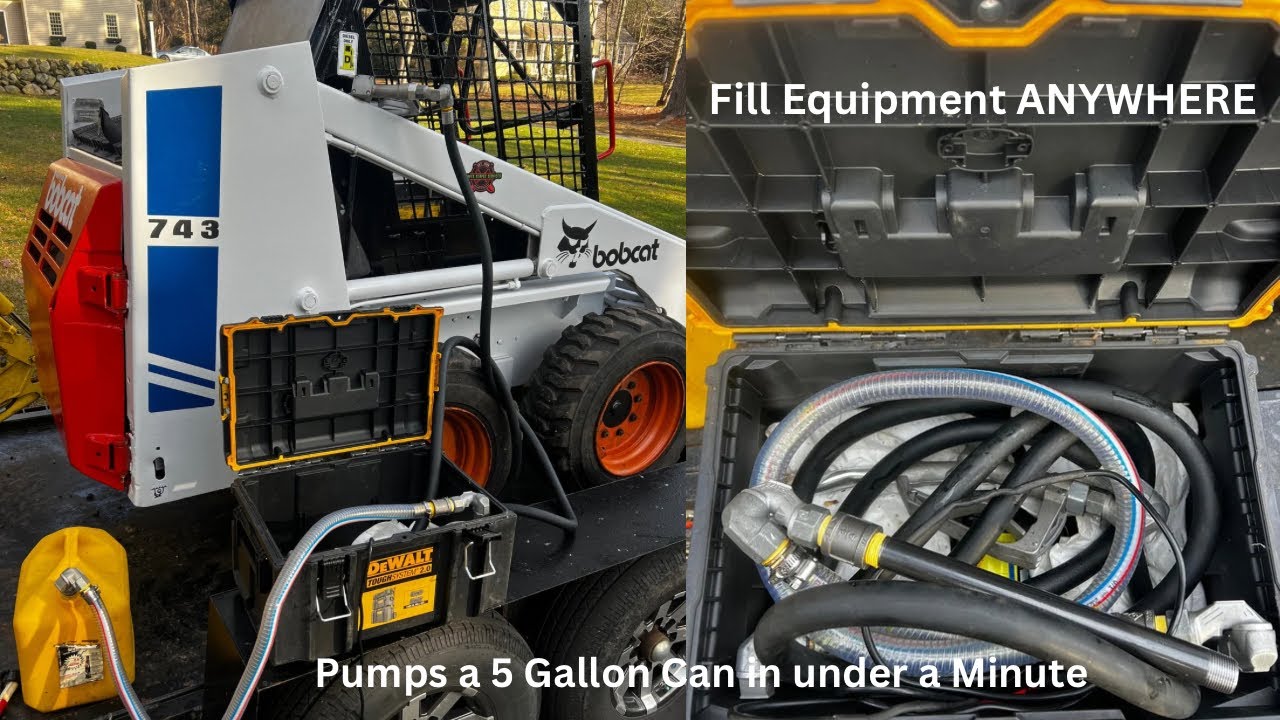 Easy and cheap portable Diesel Fuel Pump Build - YouTube