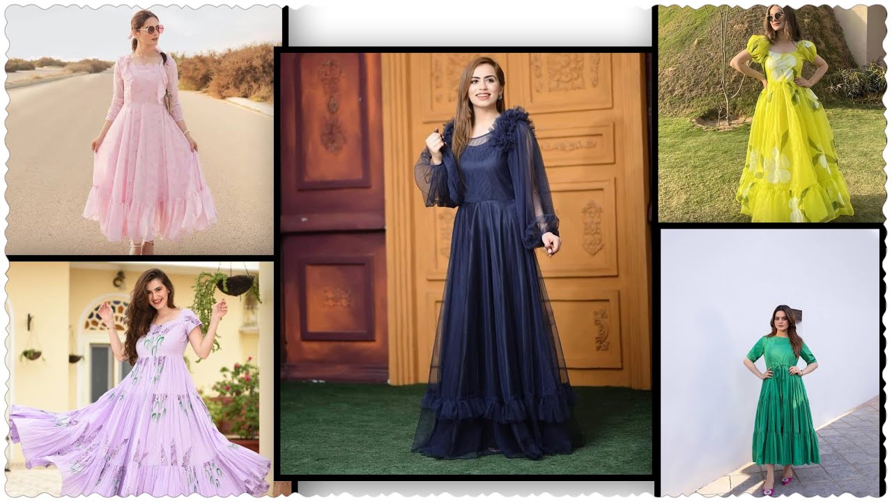 Frill Frocks designs for girls!!! - YouTube