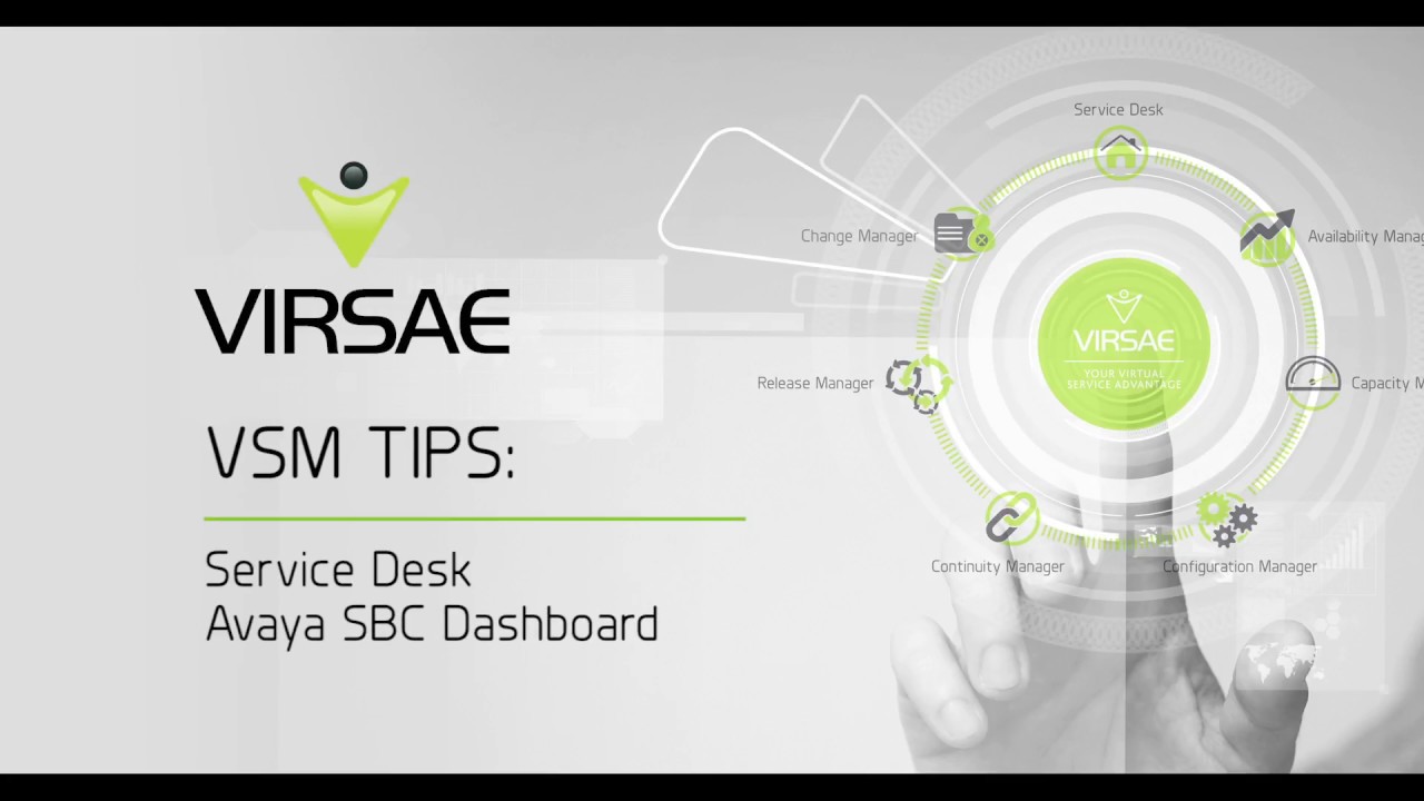 VSM Tips - Avaya SBC Dashboard - YouTube