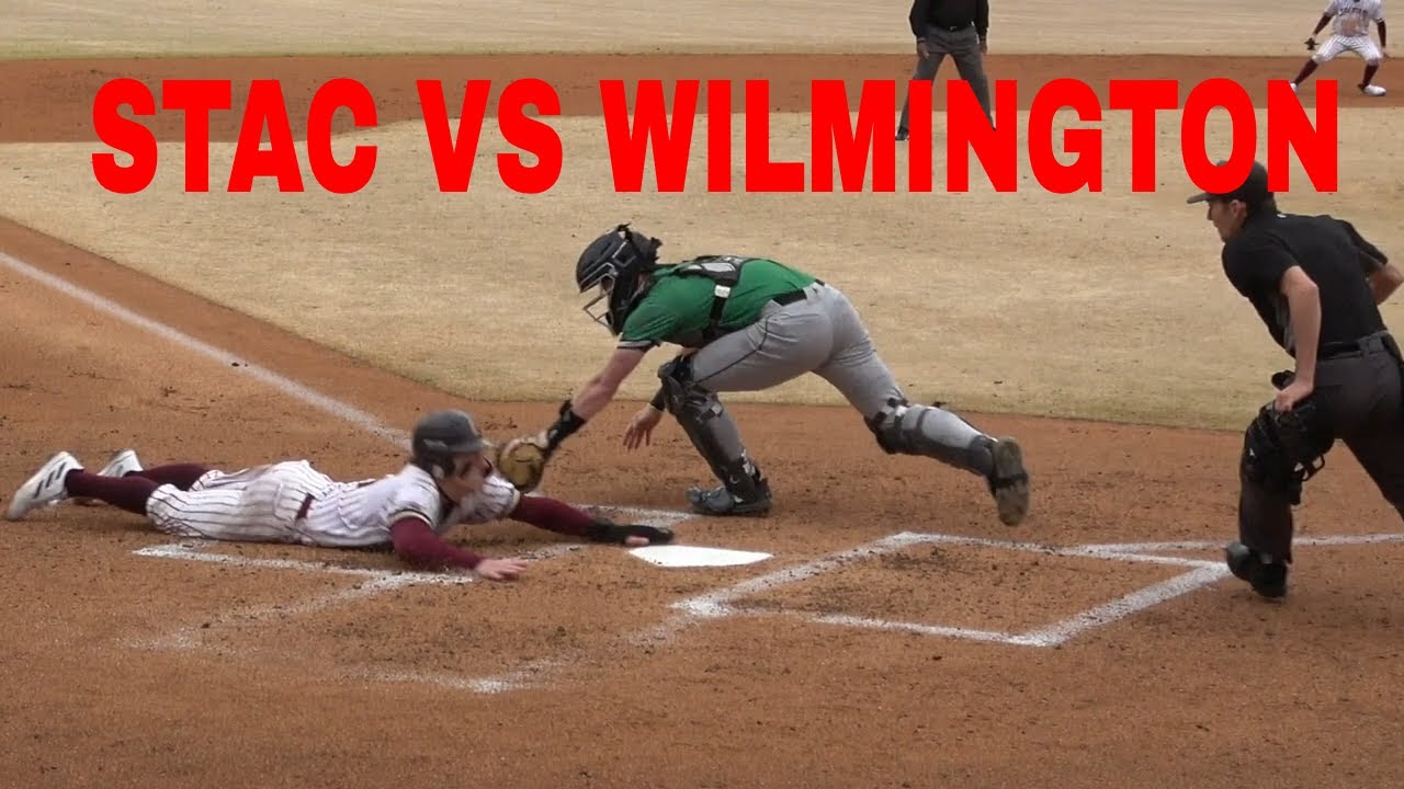 STAC SPARTANS BASEBALL VS WILMINGTON WILDCATS GAME 1 OF DOUBLE HEADER 7 ...