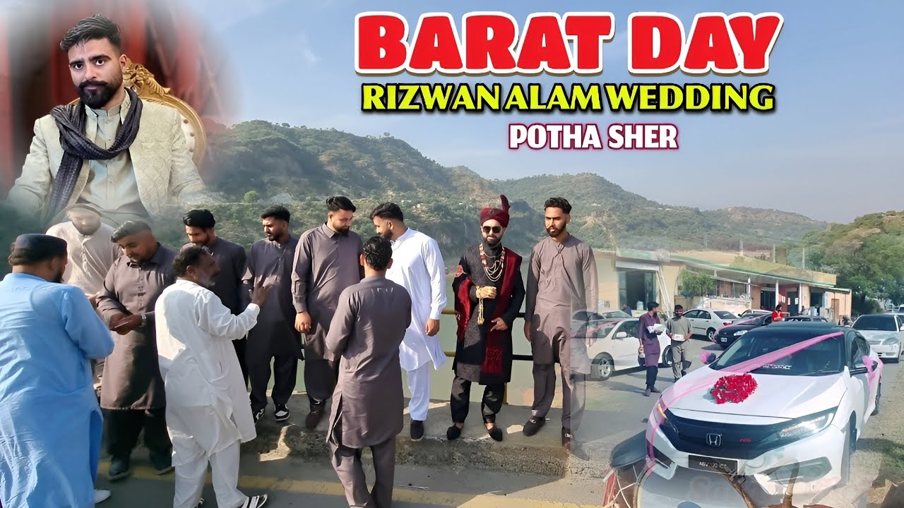 Barat Day Rizwan Alam Wedding Of Potha Sher | Village Wedding | Hammad Official - YouTube