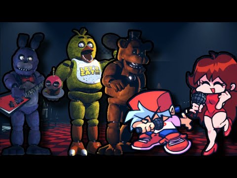 part 1 fnf vs fnaf 1 bf dan gf melawan musuh robot beruang ayam dan ...