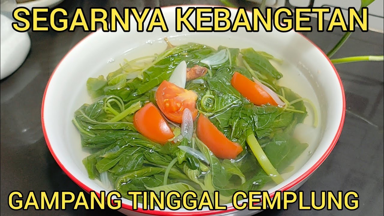 RESEP SAYUR BAYAM TEMU KUNCI ENAK SEGAR SIMPLE BANGET || SAYUR BENING ...