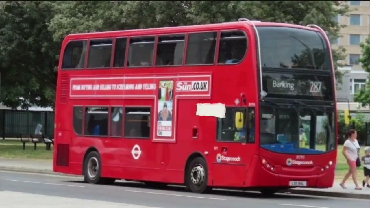 London busses at barking - YouTube