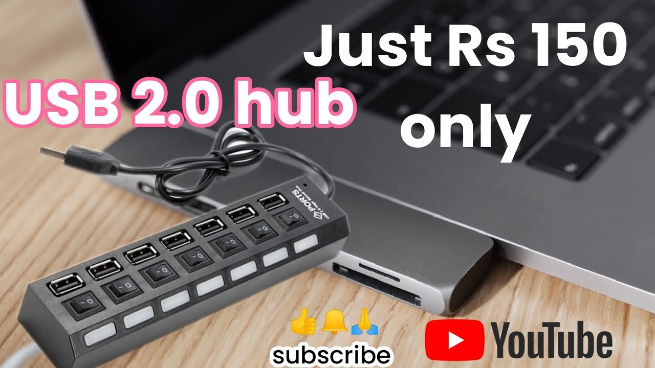 USB 2.0 Hub unboxing ! how to use USB 2.0 @dnstechnicalworld - YouTube