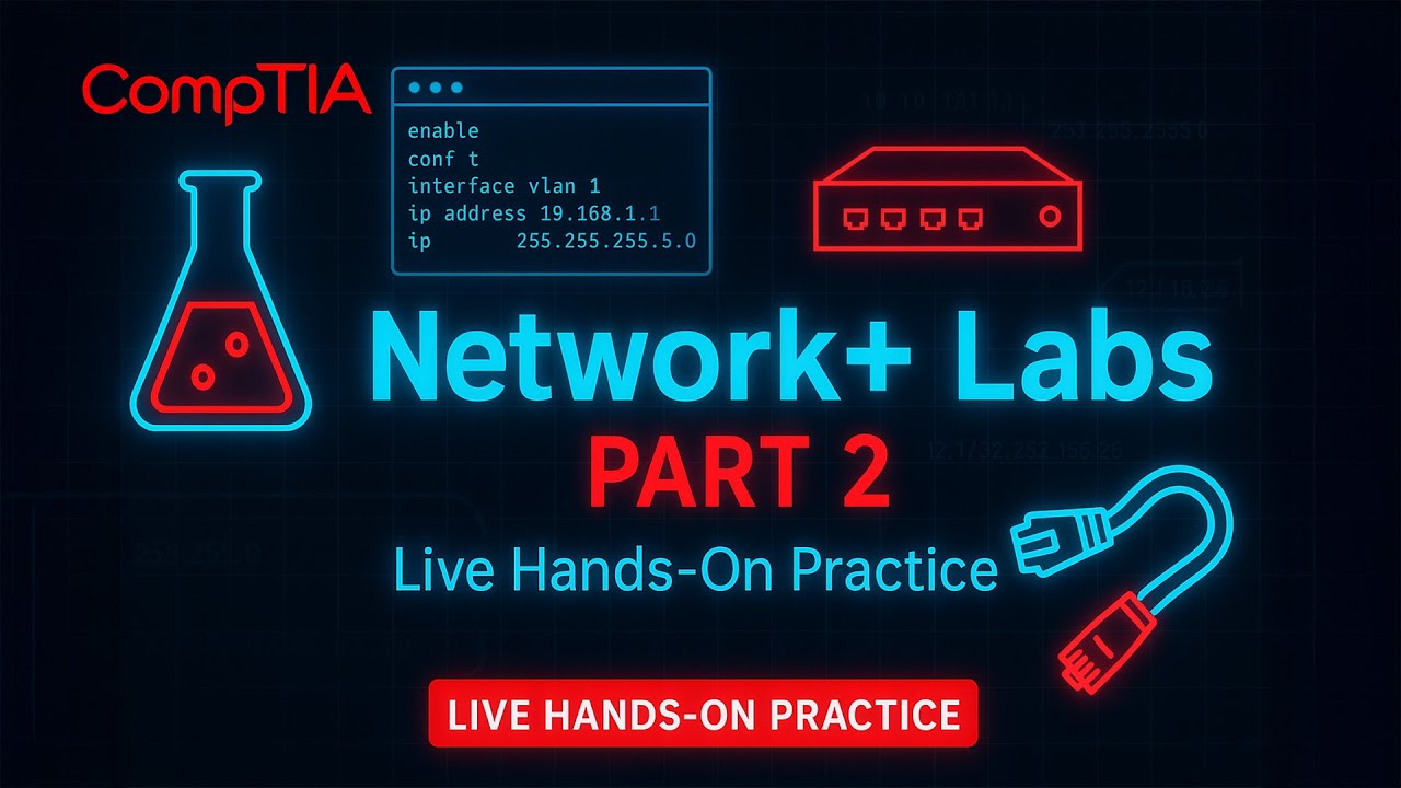 Network+ Labs Part 2 | Real-World Practice for CompTIA Network+ | Live ...