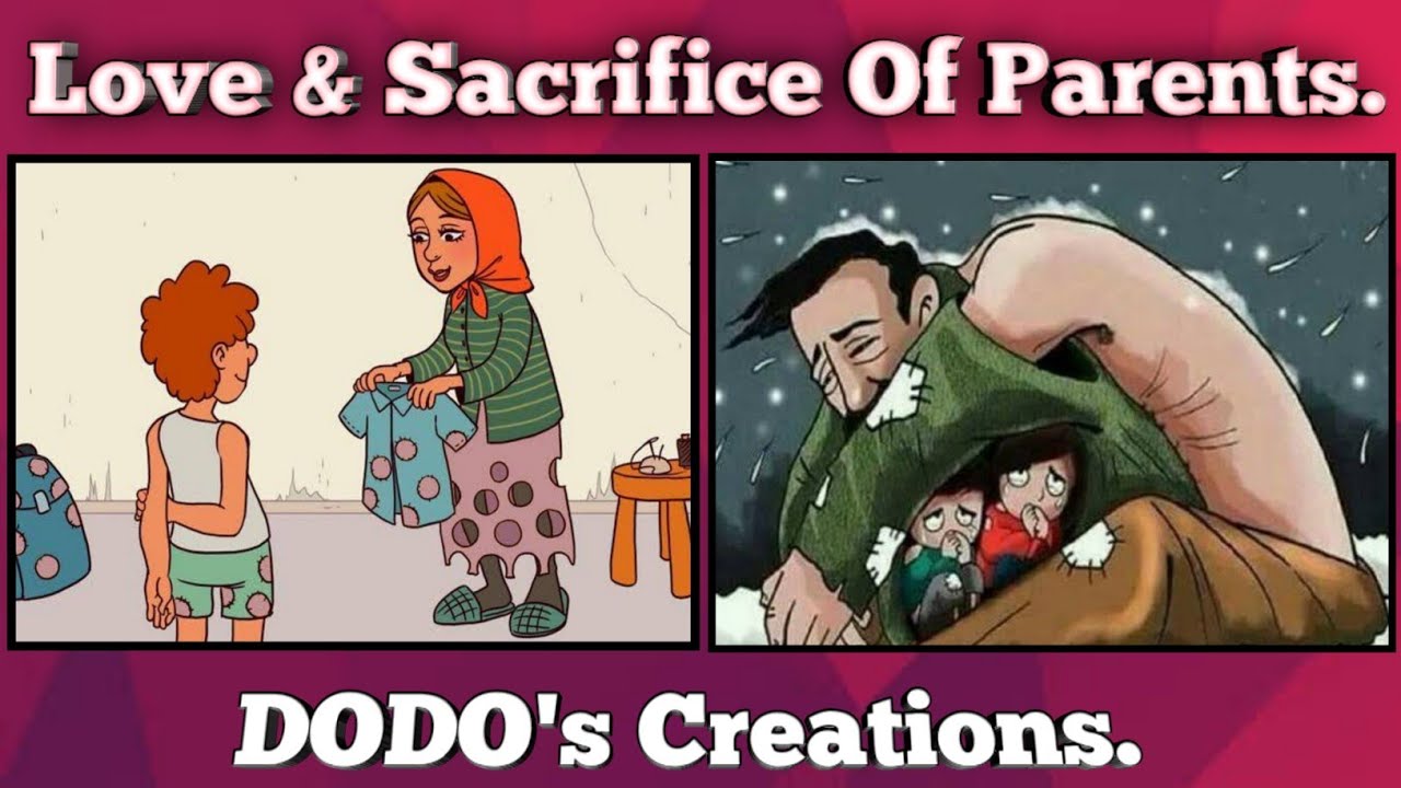 Sacrifice Of Parents- [ Pictures With Deep Meaning Showing Love ...