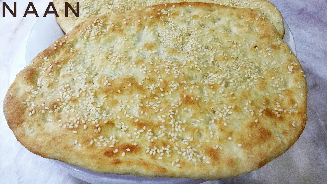 Naan Without Tandoor | तंदूरी नान | Til Wala Naan | Sesame Naan - YouTube