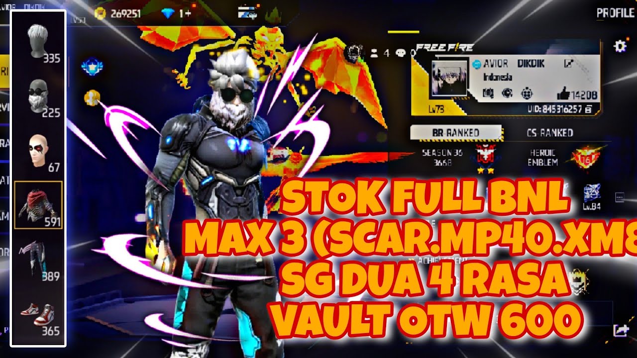 #SOLD STOK FULL BNL / MAX 3 XM8+SCAR+MP40 / VAULT TW 600 / FB A2F ON / OP? DANA LULUSAN SMA ...