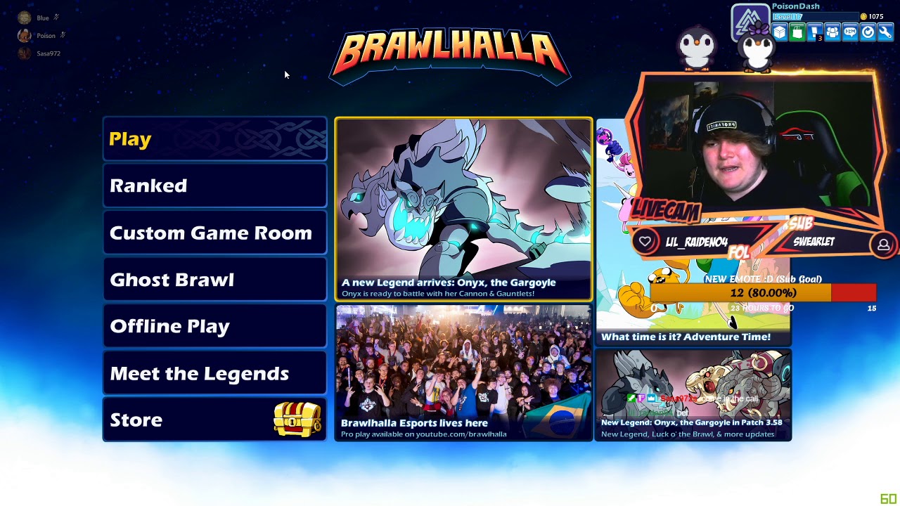 BRAWLHALLA VIEWER TOURNAMENT Sub Priority Chatting in Discord VC by ...