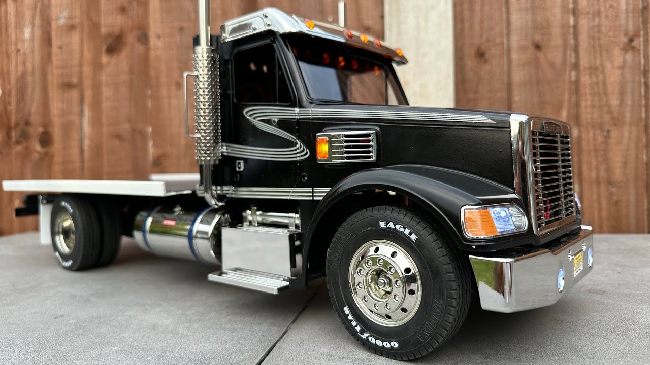 Tamiya Knight Hauler day cab conversion PART 1 - YouTube
