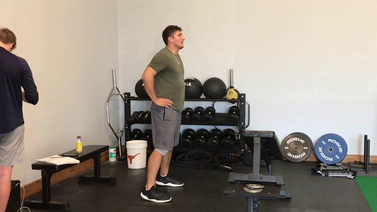 Hands on Hips Countermovement Vertical Jump - YouTube