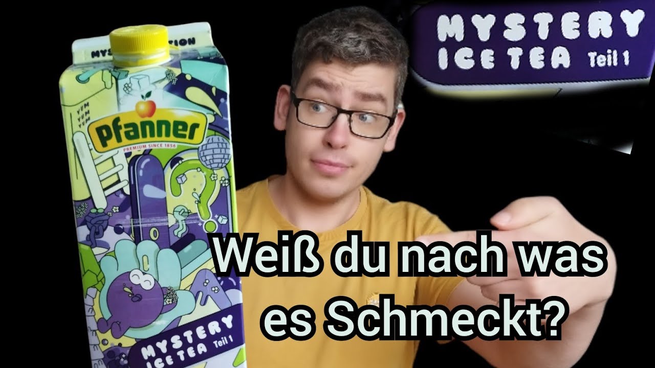 Erkenst Du denn Geschmack? Pfanner Mystery Edison Eis Tee Teil 1 - YouTube