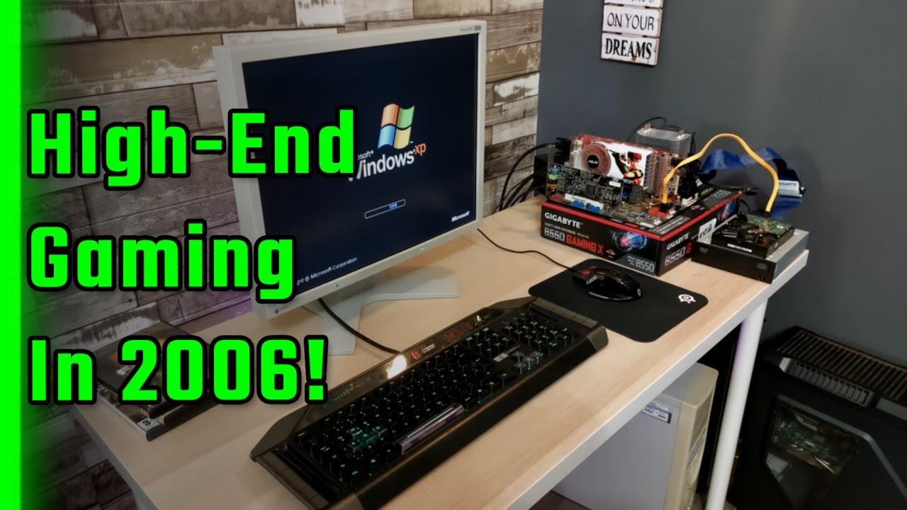 Gaming on a 2006 high-end PC @Radeon X1900 XTX - YouTube