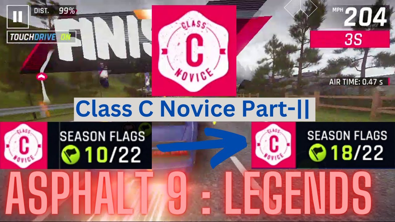 Class C Novice -- Part 2 | Asphalt 9 - YouTube
