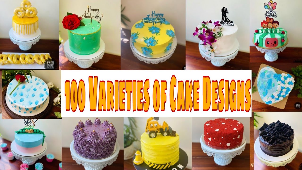 Cake Designs 2021||100 + Variety & Amazing Cake Decorating ideas||New ...