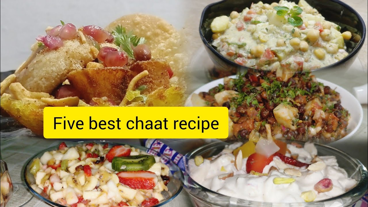 5 easy chaat recipes to make at home| chaat recipe| iftar special by ...