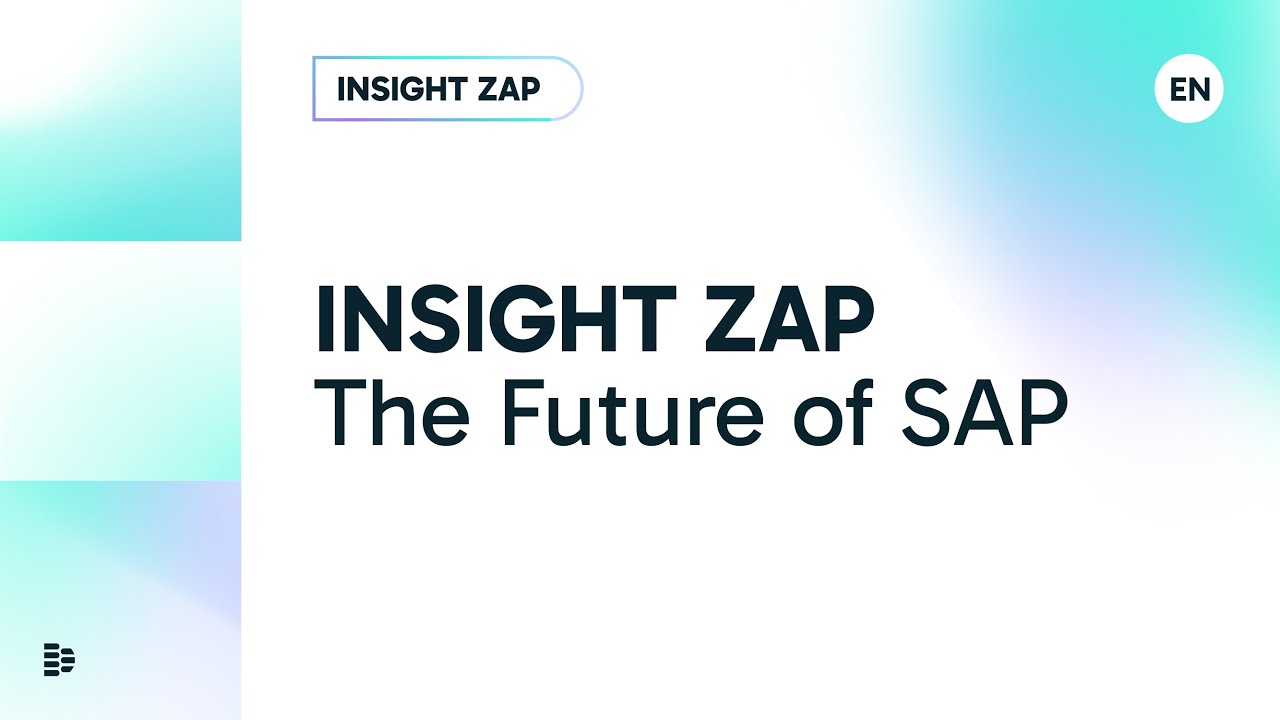 Insight Zap by Dpro - The Future of SAP - YouTube