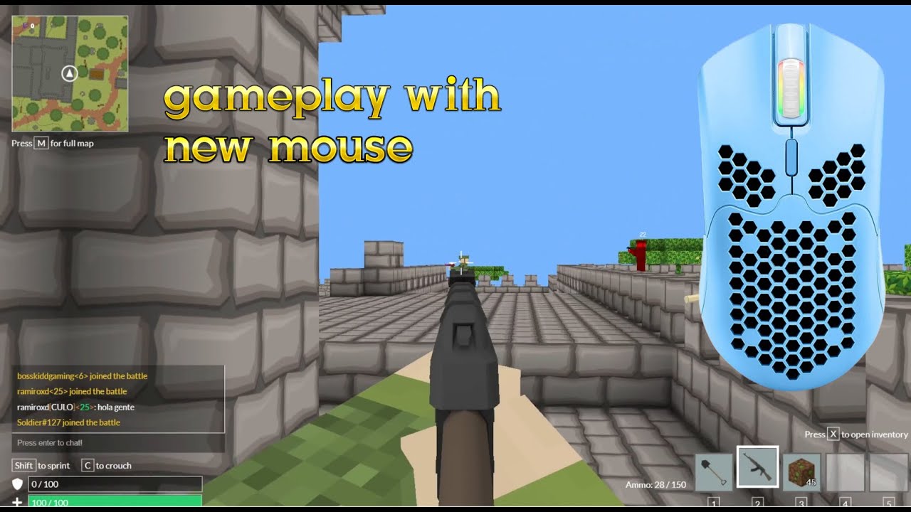 voxiom io practice gameplay with new mouse - YouTube