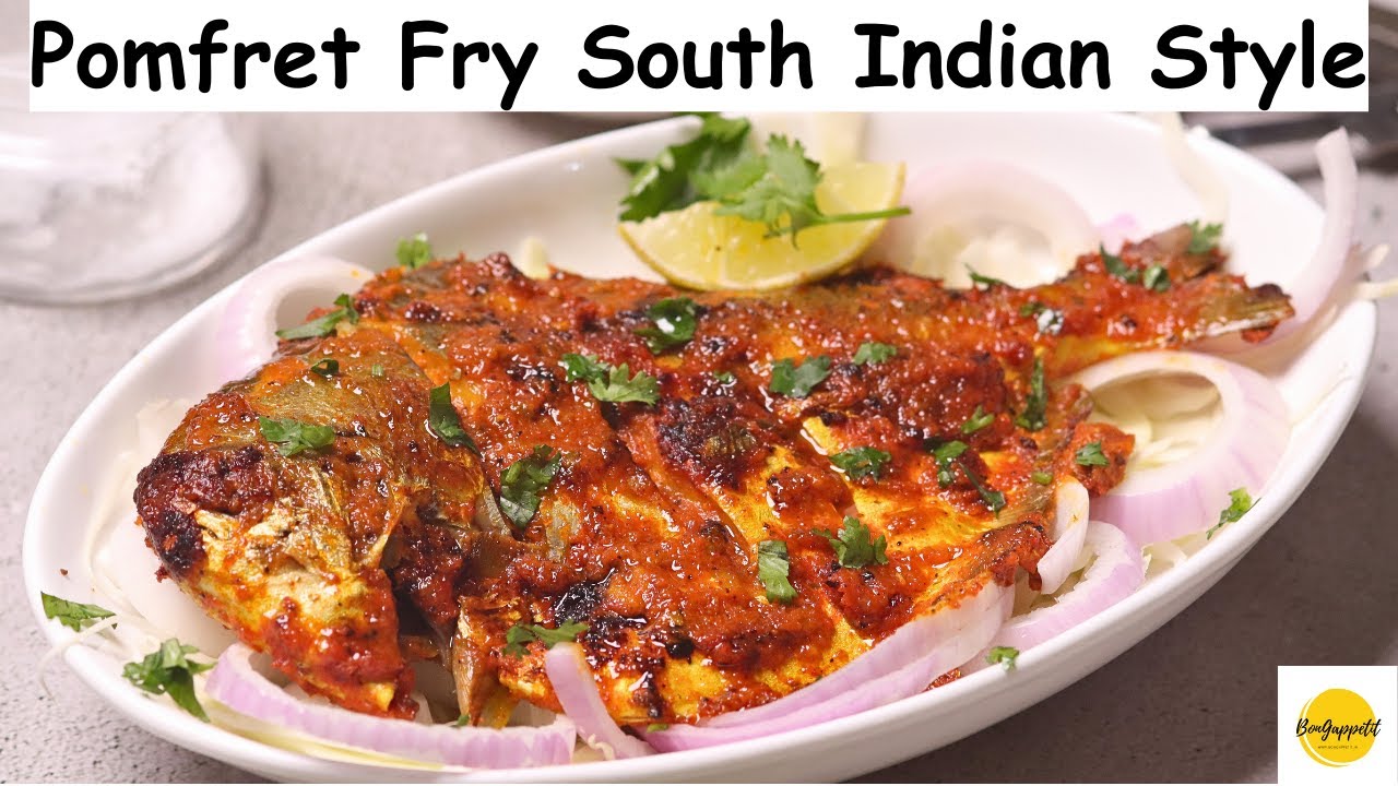 Pomfret Fish Fry South Indian