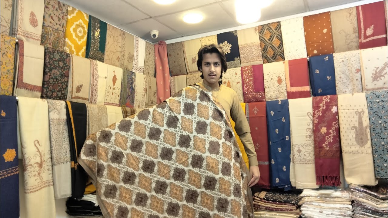 Beautiful Designing Breeze Style | Pure Pashmina Shwal ! Kashmiri Shwal ...