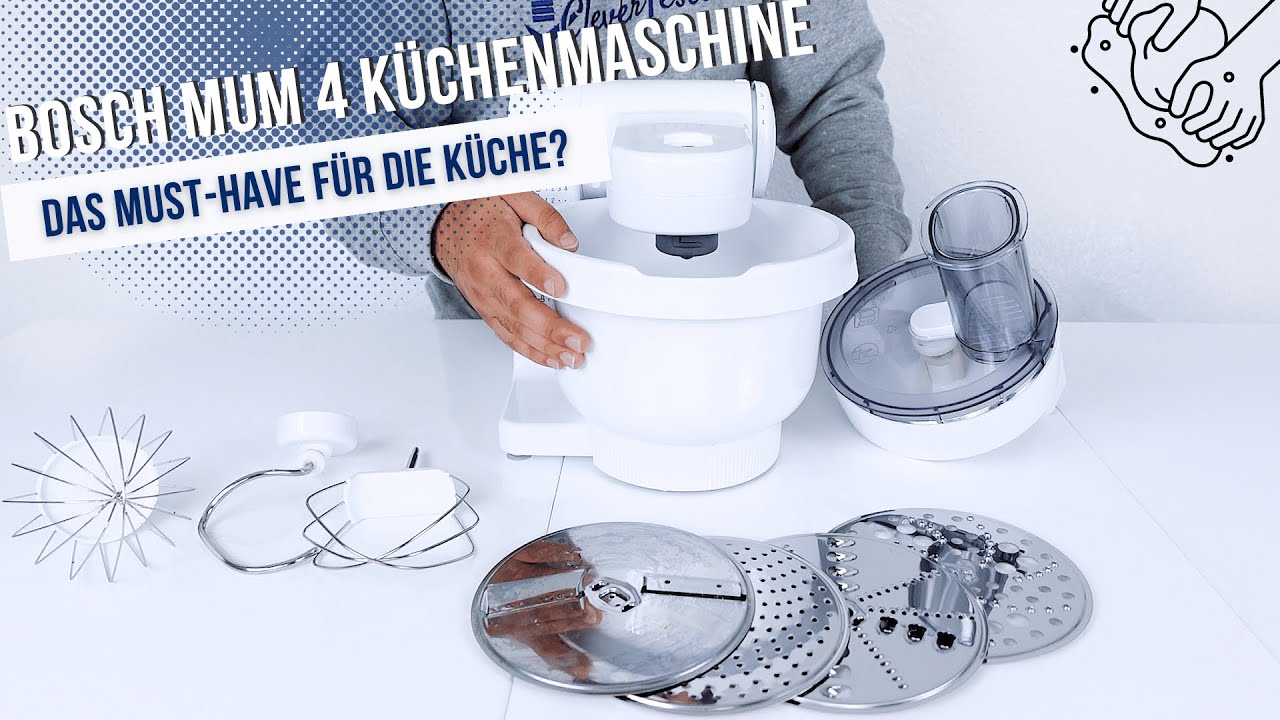Bosch MUM 4 Küchenmaschine im Test 2023 | Das Must-Have für Ihre Küche ...