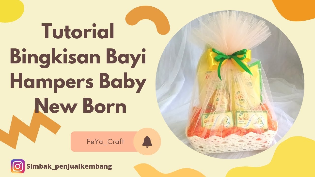 Tutorial Baby Hampers || DIY Hampers Baby New Born || Parcel Bayi ...