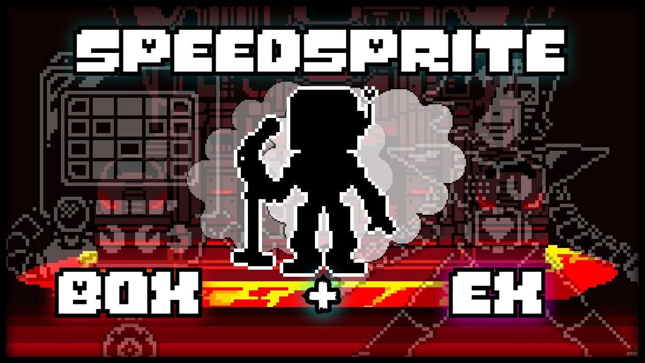 SpeedSprite #6 - Mettaton Box + EX Sprite [Mettaton Fusions #1] - YouTube