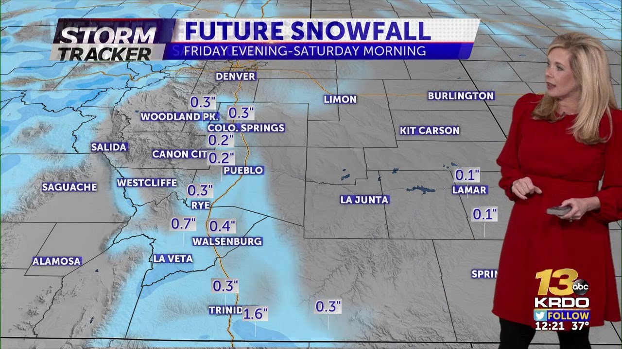 Another round of Snow Sunday night - YouTube