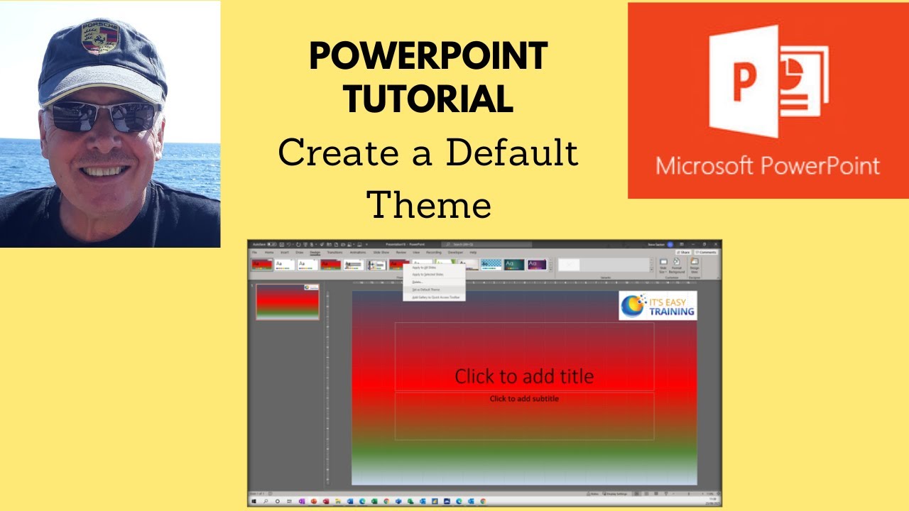 This Video Explains How To Create A Default Theme In Microsoft PowerPoint YouTube This Video Explains How To Create A Default Theme In Microsoft PowerPoint YouTube