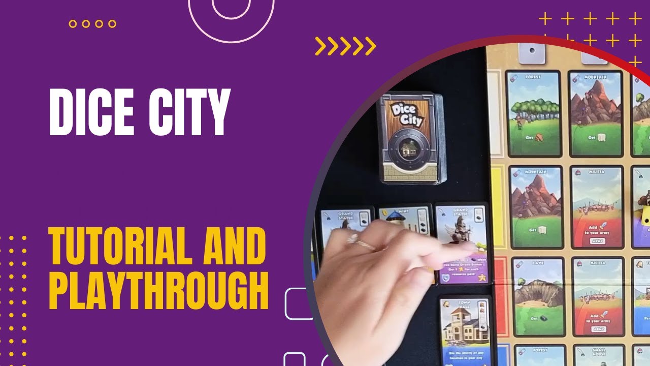 Dice City Solo Tutorial and Playthrough | DaniCha - YouTube