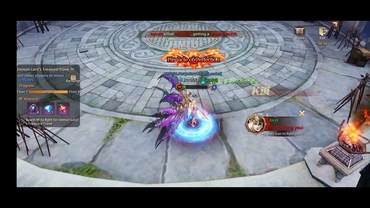 League of Angels:Chaos Demons Treasure Arena - YouTube