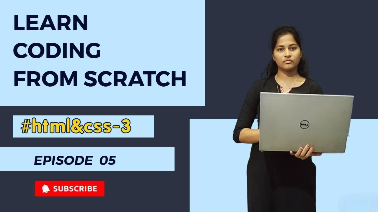 Coding Classes Episode 5 Htmlandcss Growwithworld Jayasaiprasanna Coding Codingforbeginners
