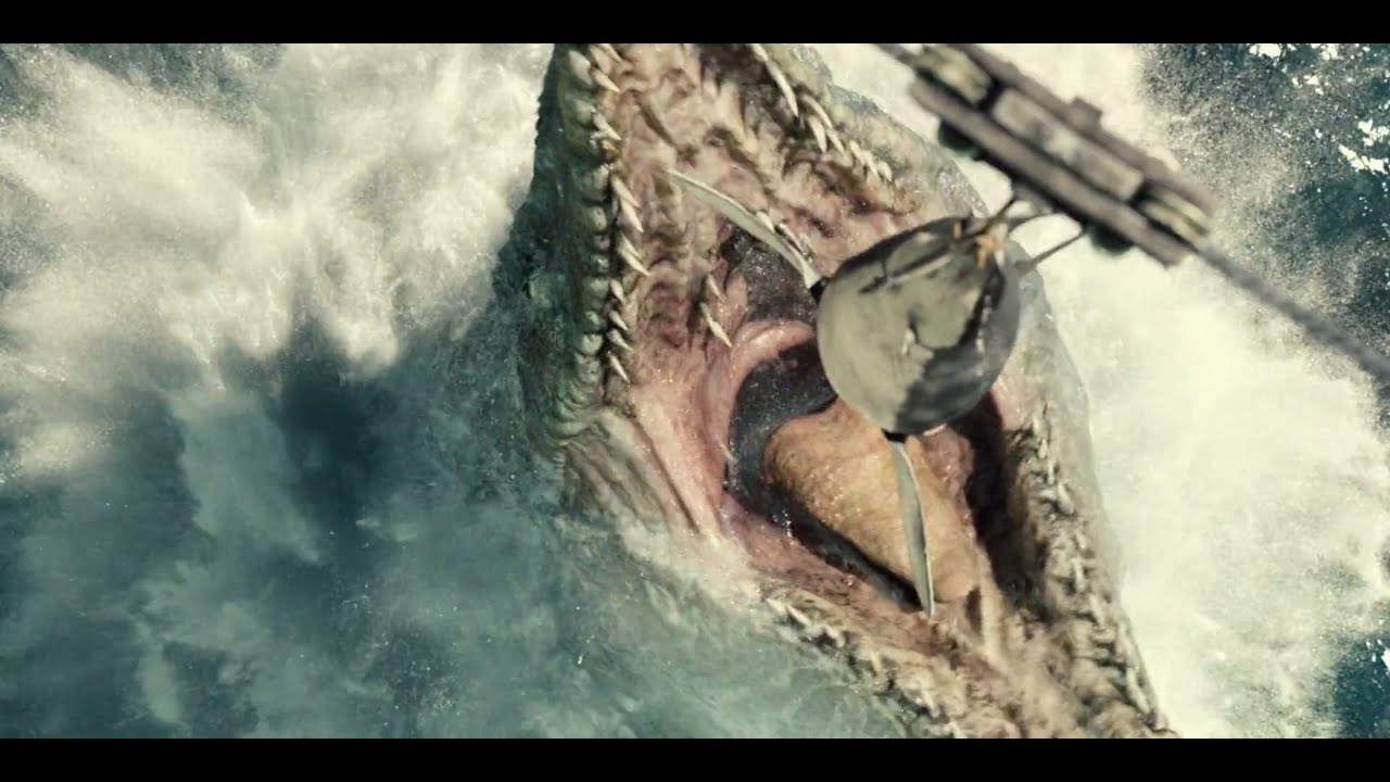 Jurassic World Mosasaurus Scene | [1080p] [Latino] - YouTube