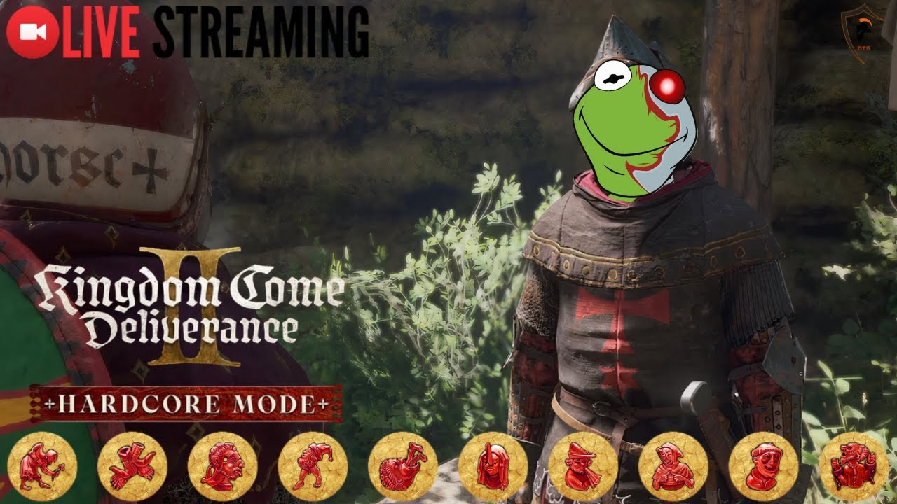 HARDCORE KCD2 Livestream - All Negative Perks - Day 4 - YouTube