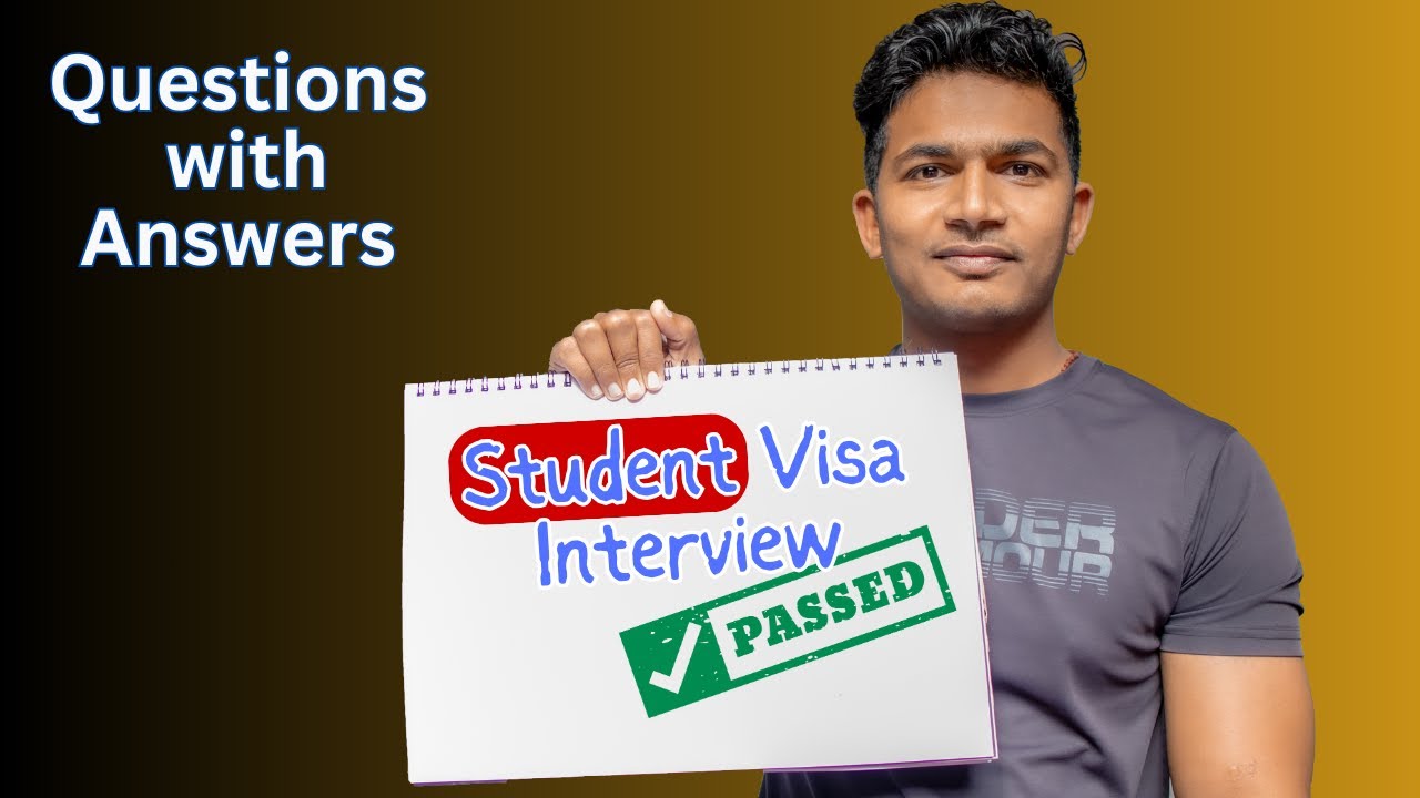 Student Visa Interview Questions and Answers | BM Maniya - YouTube