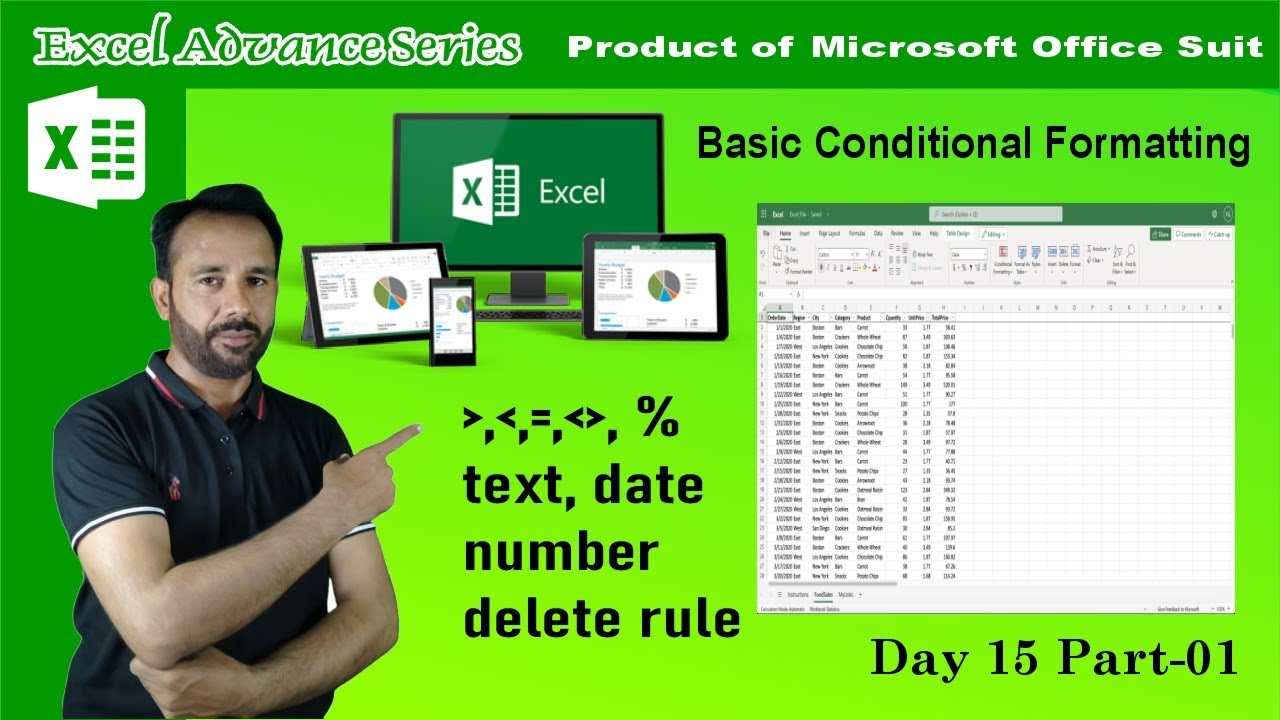 Part01basic Conditional Formatting For Data Analysis Boost Your Excel Skills